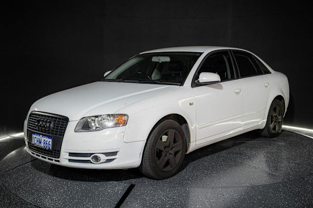 2006 Audi A4 B7 Sedan 4dr multitronic 7sp 2.0i White Automatic Sedan ...