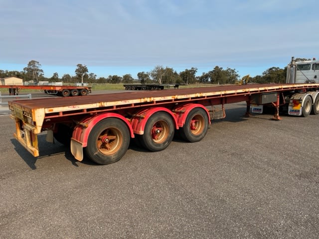Trailer Flat Top Fruehauf 45ft Container pins SN1396 | Trailers ...