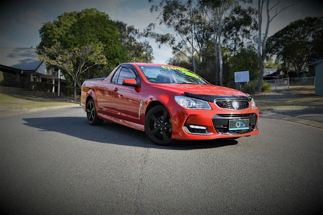 2016 Holden Ute VF II MY16 SV6 Ute Red 6 Speed Sports Automatic Utility ...