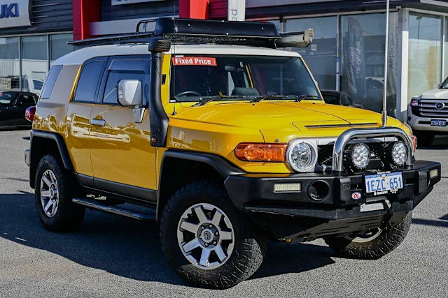 2016 Toyota FJ Cruiser GSJ15R MY14 Yellow 5 Speed Automatic Wagon ...