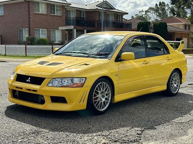 2001 Mitsubishi Lancer CT 9A Evolution VII Yellow 6 Speed Manual Sedan ...