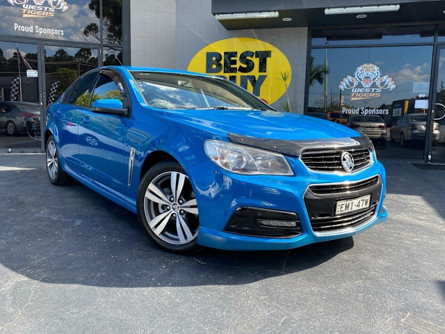 2014 Holden Commodore VF MY14 SV6 Blue 6 Speed Sports Automatic Sedan ...
