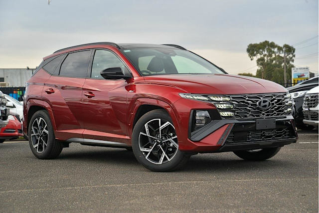 2025 Hyundai Tucson NX4.V3 Elite N Line Ultimate Red 6 Speed Automatic ...