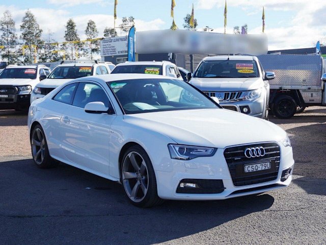 2014 Audi A5 8T MY14 S Tronic Quattro White 7 Speed Sports Automatic ...