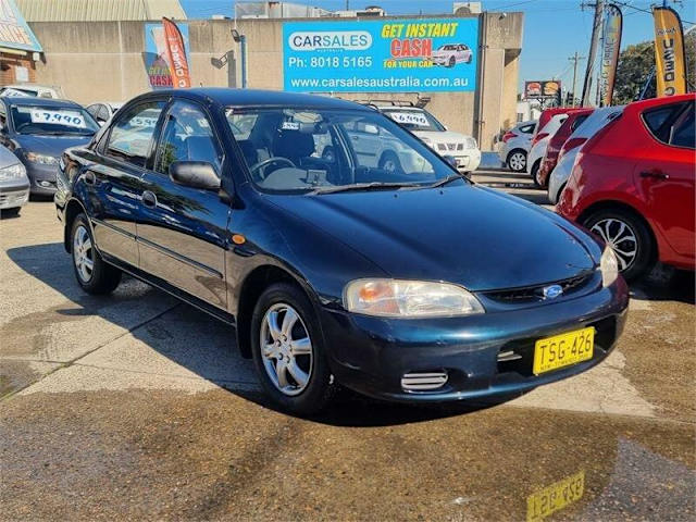 1995 Ford Laser KJ LXI Black 4 Speed Automatic Sedan | Cars, Vans ...