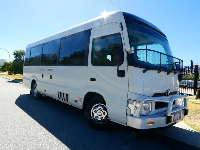 2018 Toyota Coaster XZB70R Standard French Vanilla Bus | Trucks ...