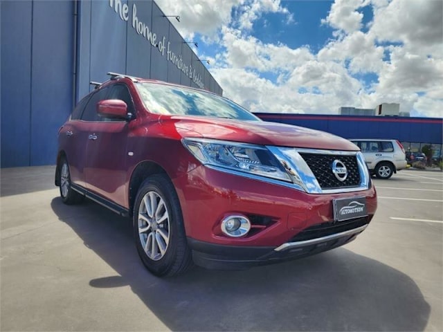 2015 Nissan Pathfinder R52 ST (4x4) Red Continuous Variable Wagon ...