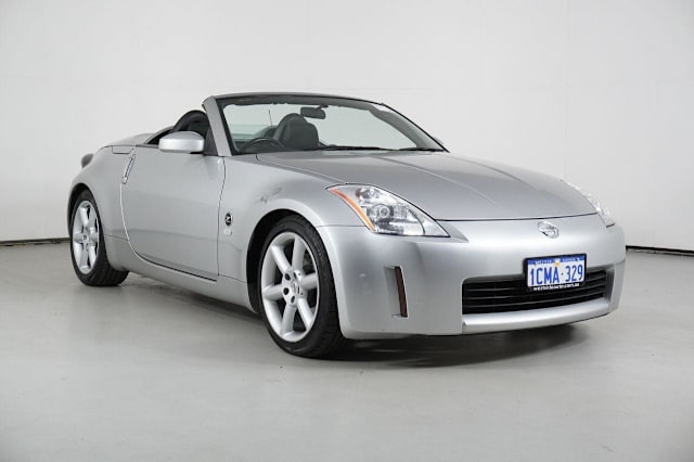 2004 Nissan 350Z Z33 Roadster Silver 5 Speed Automatic Convertible ...