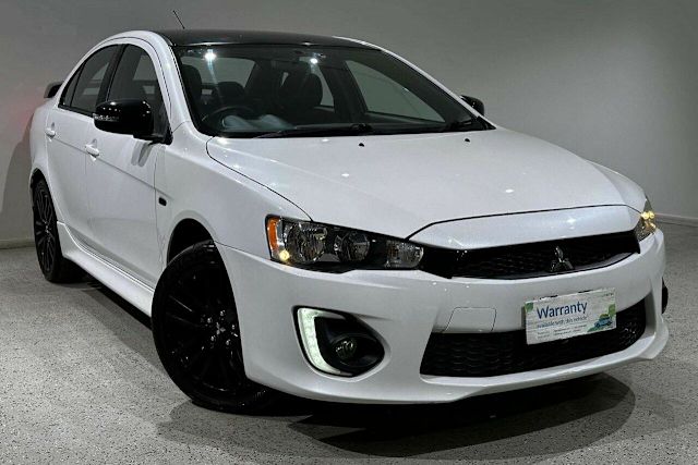 2017 Mitsubishi Lancer CF MY17 Black Edition White 6 Speed Constant ...