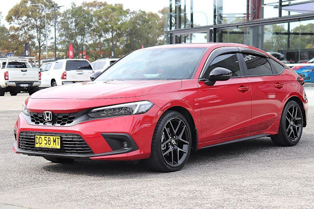 2021 Honda Civic 10th Gen MY20 VTi-LX Red 1 Speed Constant Variable ...
