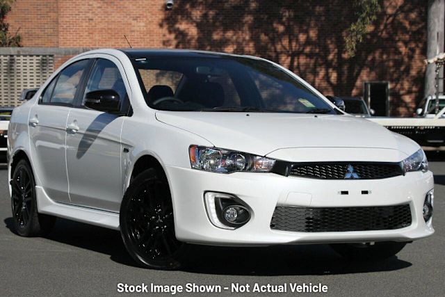 2017 Mitsubishi Lancer CF MY17 Black Edition White 6 Speed Constant ...