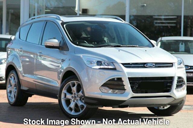 2014 Ford Kuga TF Titanium PwrShift AWD Silver 6 Speed Sports Automatic ...