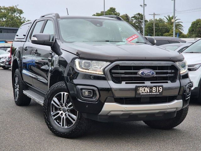 2021 Ford Ranger PX MkIII 2021.25MY Wildtrak Absolute Black 10 Speed ...