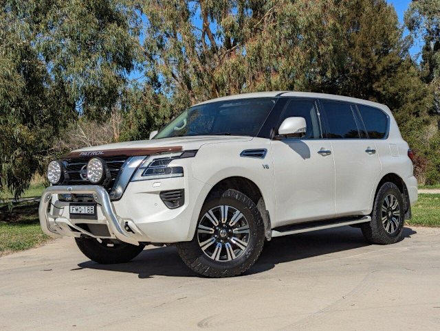 2020 Nissan Patrol Y62 Series 5 MY20 TI (4x4) Moonstone White 7 Speed ...