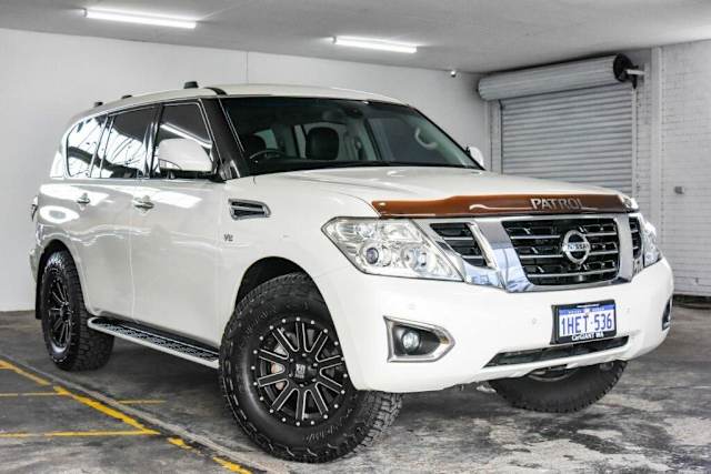 2018 Nissan Patrol Ti-L (4x4) Y62 SERIES 4 MY18 White Automatic Wagon ...