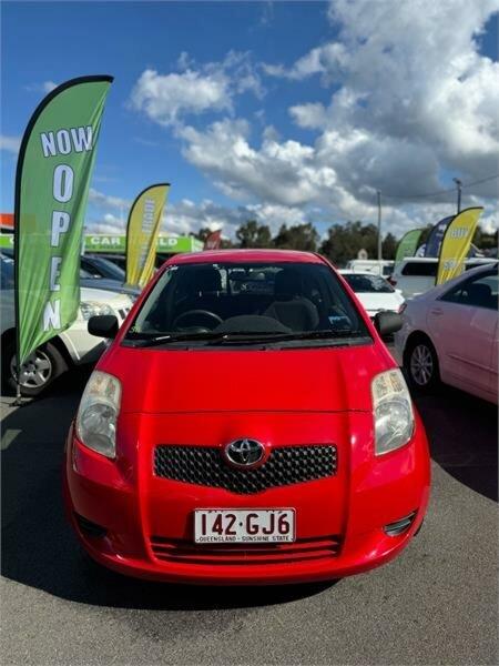 2008 Toyota Yaris NCP90R YR Red 4 Speed Automatic Hatchback | Cars ...