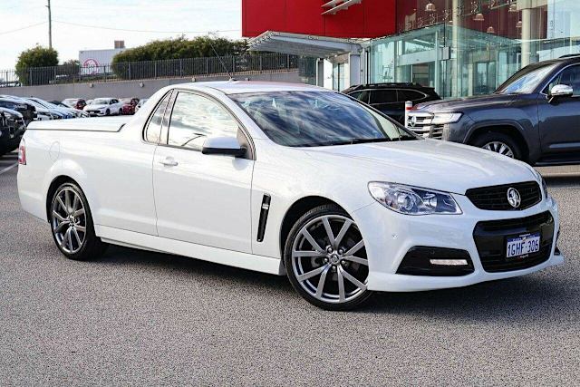 2015 Holden Ute VF MY15 SV6 Ute Lightning White 6 Speed Manual Utility ...