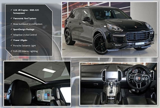 2017 Porsche Cayenne 92A MY18 GTS Tiptronic Black 8 Speed Sports ...