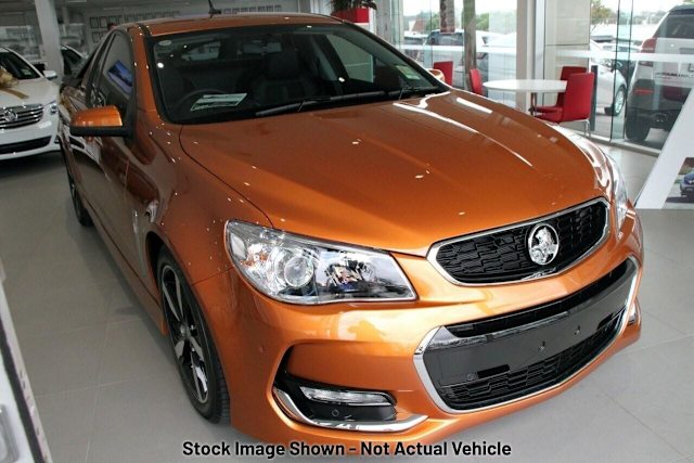 2017 Holden Ute VF II MY17 SV6 Ute Orange 6 Speed Sports Automatic ...