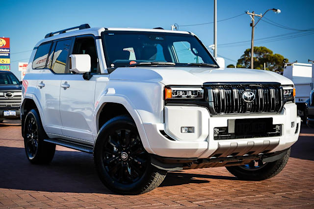 2025 Toyota Landcruiser Prado GDJ251R VX Frosted White 8 Speed Sports ...