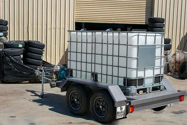 10X5 IBC Fire Fighting Trailer 2000lt - Tandem Axle 1990kg ATM ...