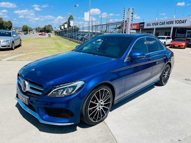 2017 Mercedes-Benz C-Class W205 807+057MY C250 9G-Tronic Blue 9 Speed ...