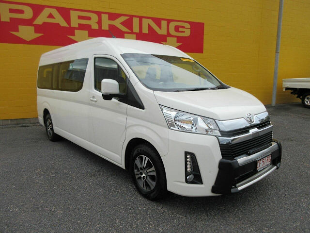 2021 Toyota HiAce GDH322R Commuter High Roof Super LWB GL White 6 Speed ...