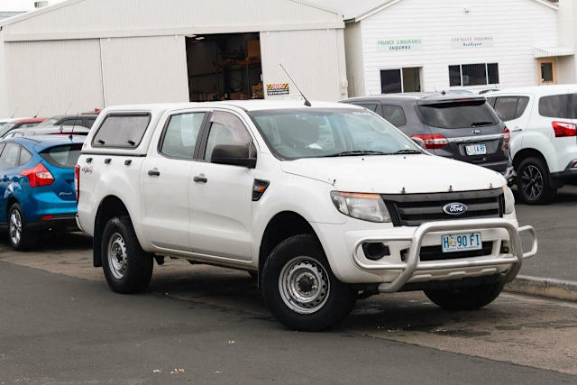2014 Ford Ranger PX XL White 6 Speed Sports Automatic Double Cab | Cars ...