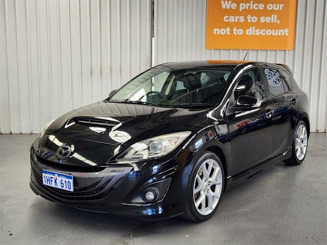 2010 Mazda 3 BL MPS Luxury Black 6 Speed Manual Hatchback | Cars, Vans ...