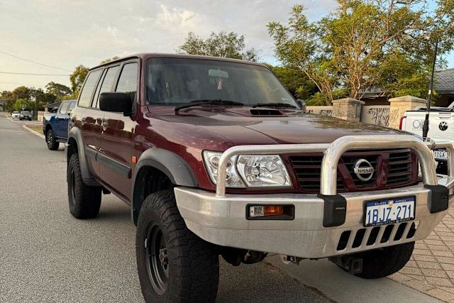 2003 Nissan Patrol GU III MY2003 ST Red 4 Speed Automatic Wagon | Cars ...