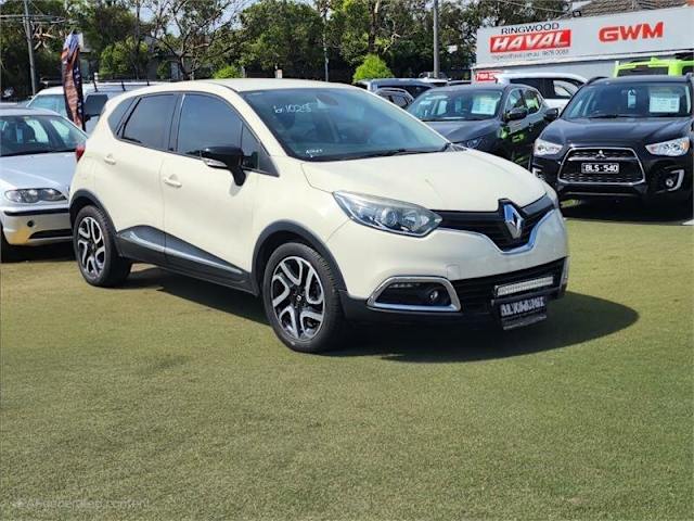 2016 Renault Captur J87 Dynamique EDC White 6 Speed Sports Automatic ...