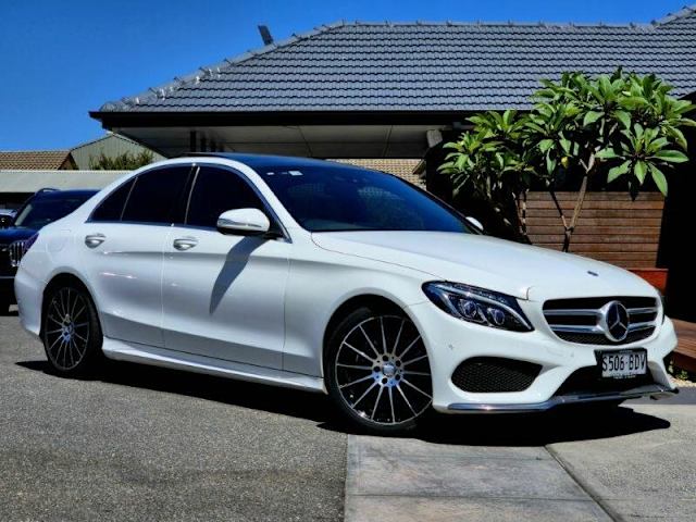 2014 Mercedes-Benz C-Class W205 C250 7G-Tronic + White 7 Speed Sports ...