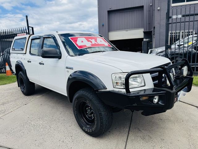 2007 Ford Ranger PJ XL (4x4) White 5 Speed Manual Dual Cab Pick-up ...