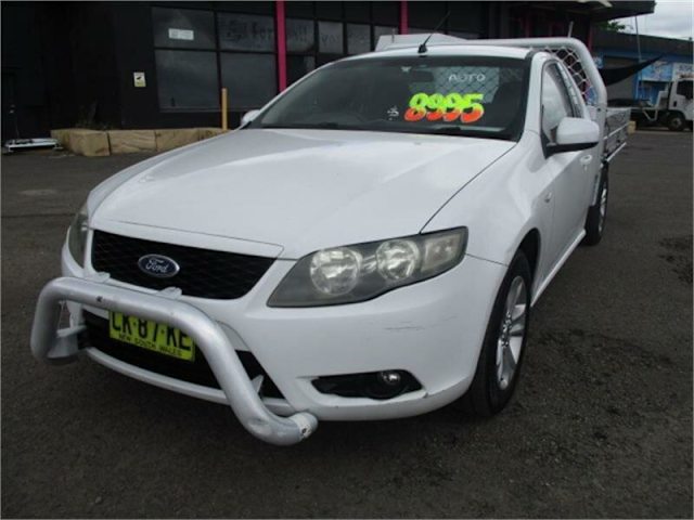 2009 Ford Falcon FG White 5 Speed Auto Seq Sportshift Cab Chassis ...