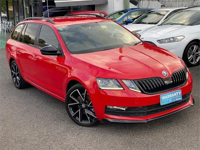 2019 Skoda Octavia NE MY19 Sport DSG 110TSI Red 7 Speed Sports ...