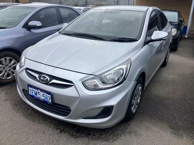 2014 Hyundai Accent RB2 Active Silver 6 Speed Manual Sedan | Cars, Vans ...
