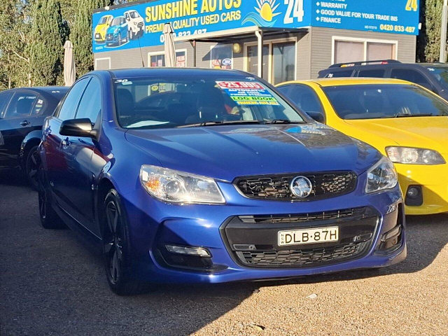 2016 Holden Commodore VF II MY16 SV6 Black Blue 6 Speed Sports ...