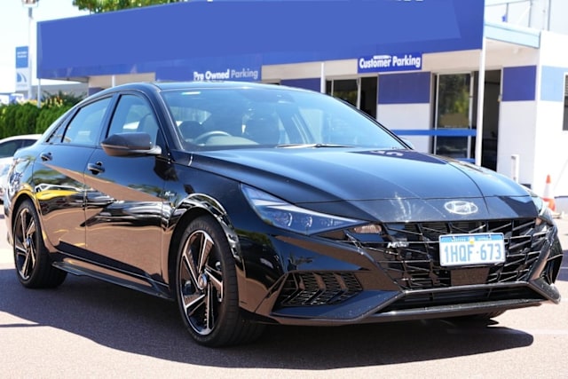 2022 Hyundai i30 CN7.V1 MY21 N Line D-CT Premium Black 7 Speed Sports Automatic Dual Clutch ...