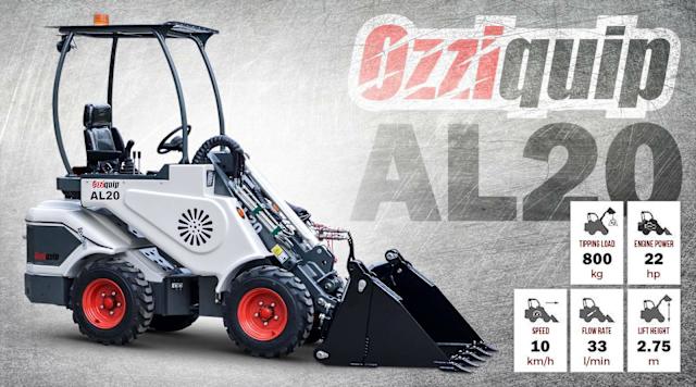 Ozziquip Articulated AL20 Mini Loader 22HP 4WD | Construction Vehicles ...