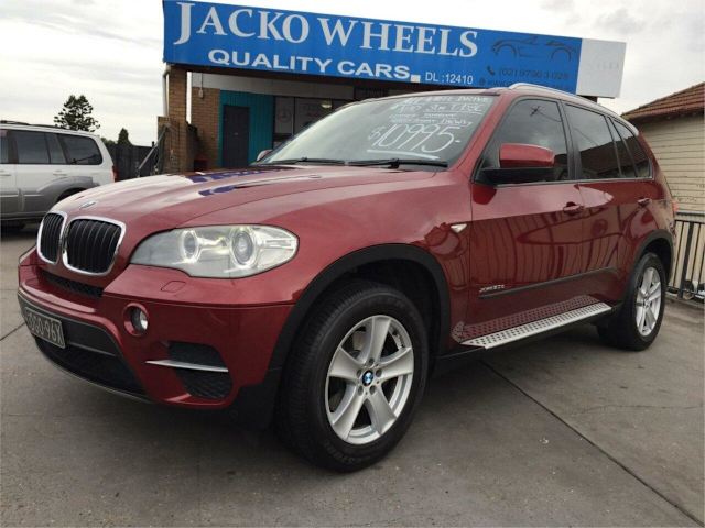 2010 BMW X5 E70 MY10 xDrive30d Red 8 Speed Automatic Sequential Wagon ...