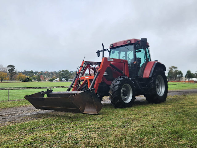 Case Maxxum MX80C 85Hp 4x4 Cab Loader Tractor 4in1 Bucket John Deere ...