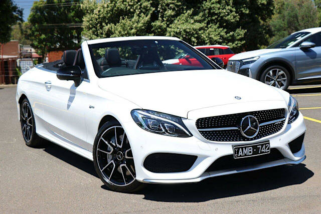 2016 Mercedes-Benz C-Class A205 C43 AMG 9G-Tronic 4MATIC White 9 Speed ...