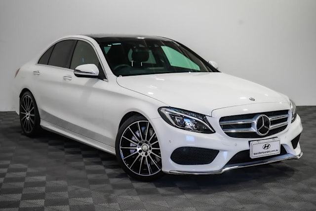 2015 Mercedes-Benz C-Class W205 806MY C250 7G-Tronic + White 7 Speed ...