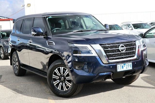 2021 Nissan Patrol Y62 MY21 TI Blue 7 Speed Sports Automatic Wagon ...