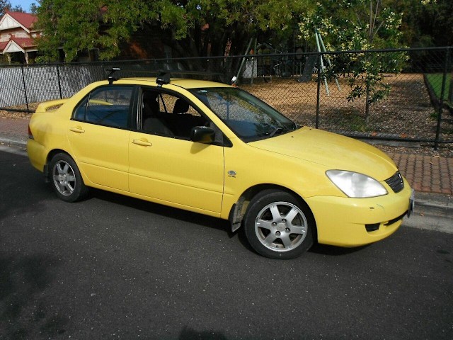 2007 Mitsubishi Lancer CH MY07 ES Yellow 4 Speed Auto Sports Mode Sedan ...