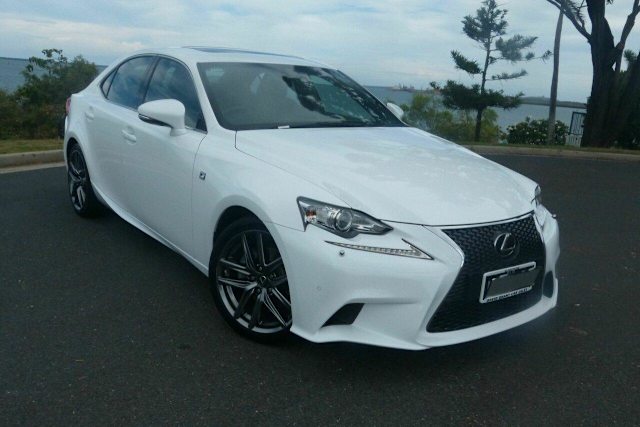 2015 Lexus IS GSE30R IS250 F Sport White 6 Speed Sports Automatic Sedan ...
