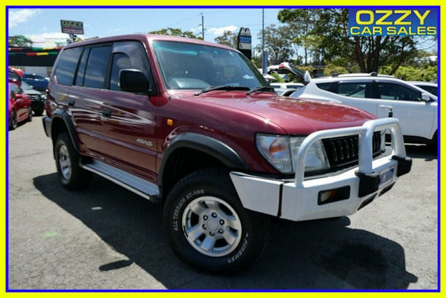 1998 Toyota Landcruiser Prado VZJ95R RV6 (4x4) Red 5 Speed Manual 4x4 ...