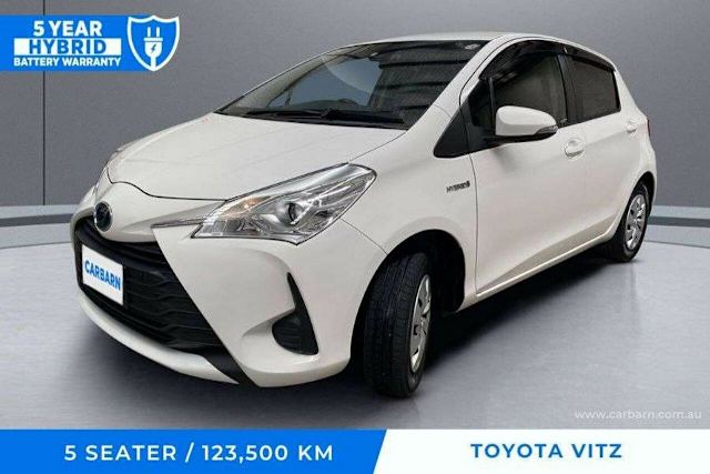 2019 Toyota Vitz NHP130 White Automatic People Mover | Cars, Vans ...