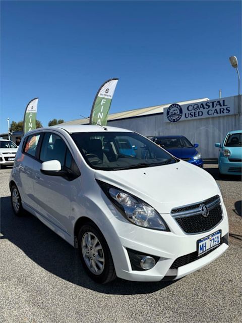 2014 Holden Barina Spark MJ MY14 CD White 4 Speed Automatic Hatchback ...