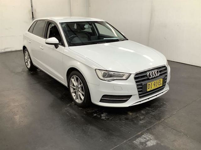 2014 Audi A3 8V MY15 Sportback 1.4 TFSI Attraction White 7 Speed Auto ...